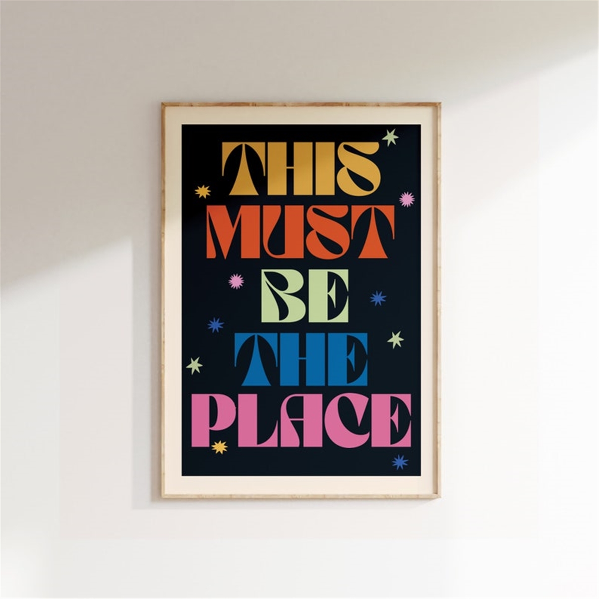 Inspired Music Print, This must be the place, Song Lyrics, M | Inspire ...