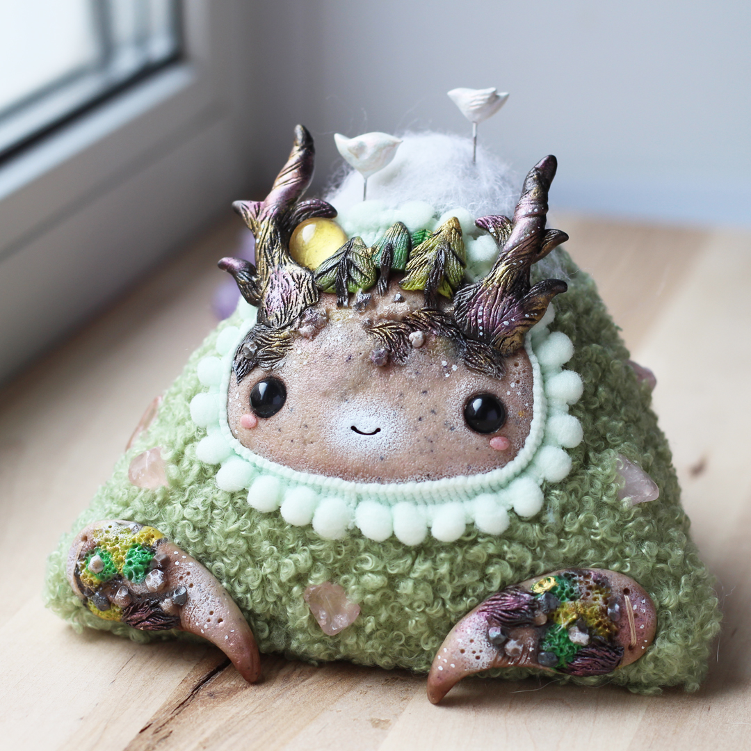Art doll collectible , fantasy creature toy , plush craft cu | Inspire ...