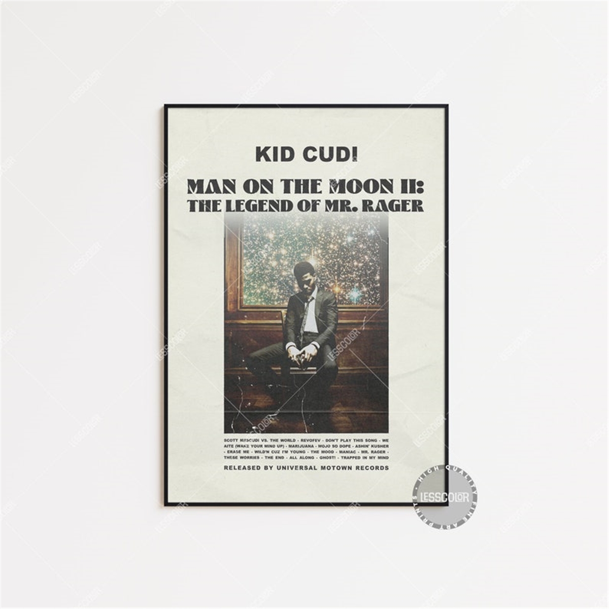 Kid Cudi Mr Rager Poster