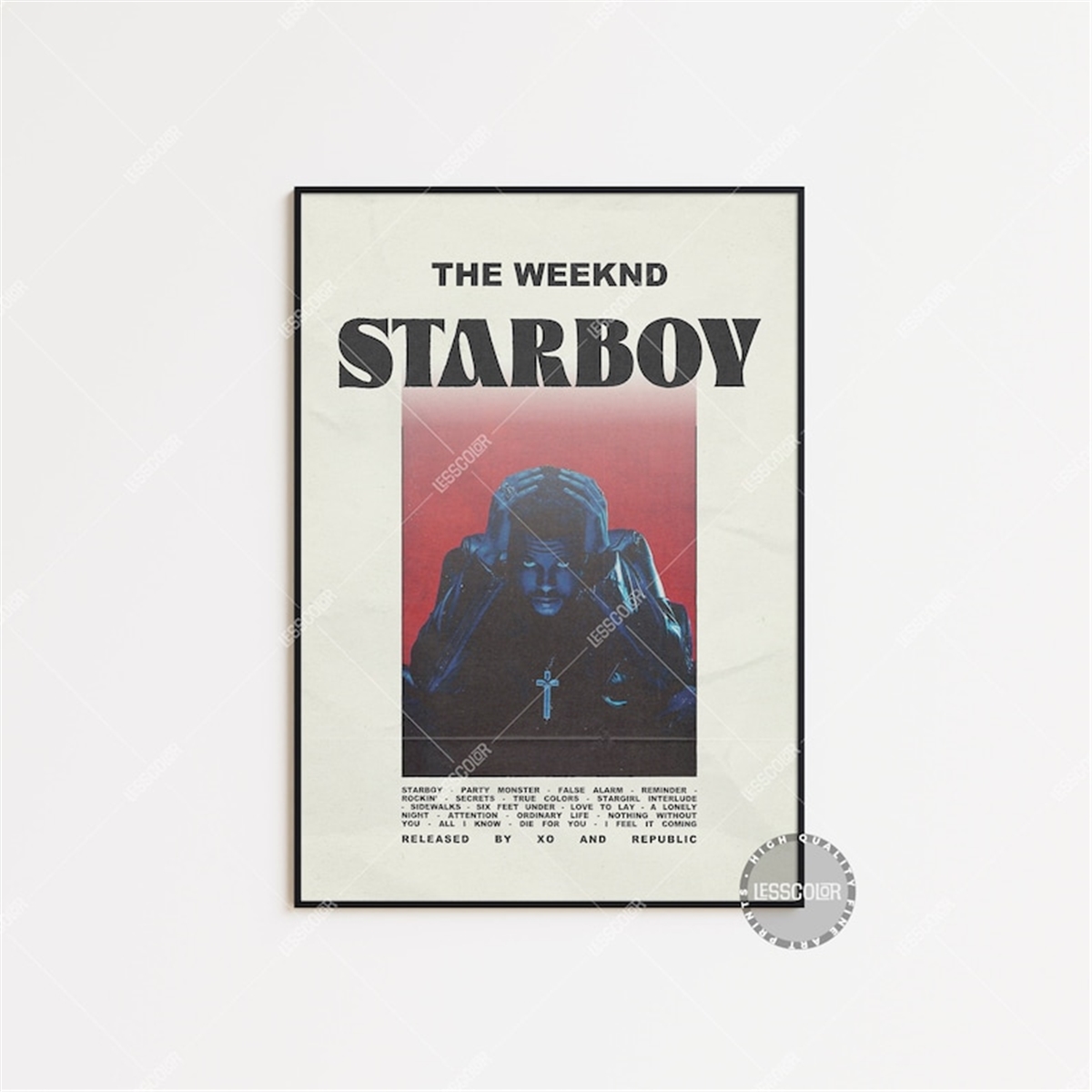 The Weeknd Posters / Starboy Poster / The Weeknd, Starboy, A | Inspire ...