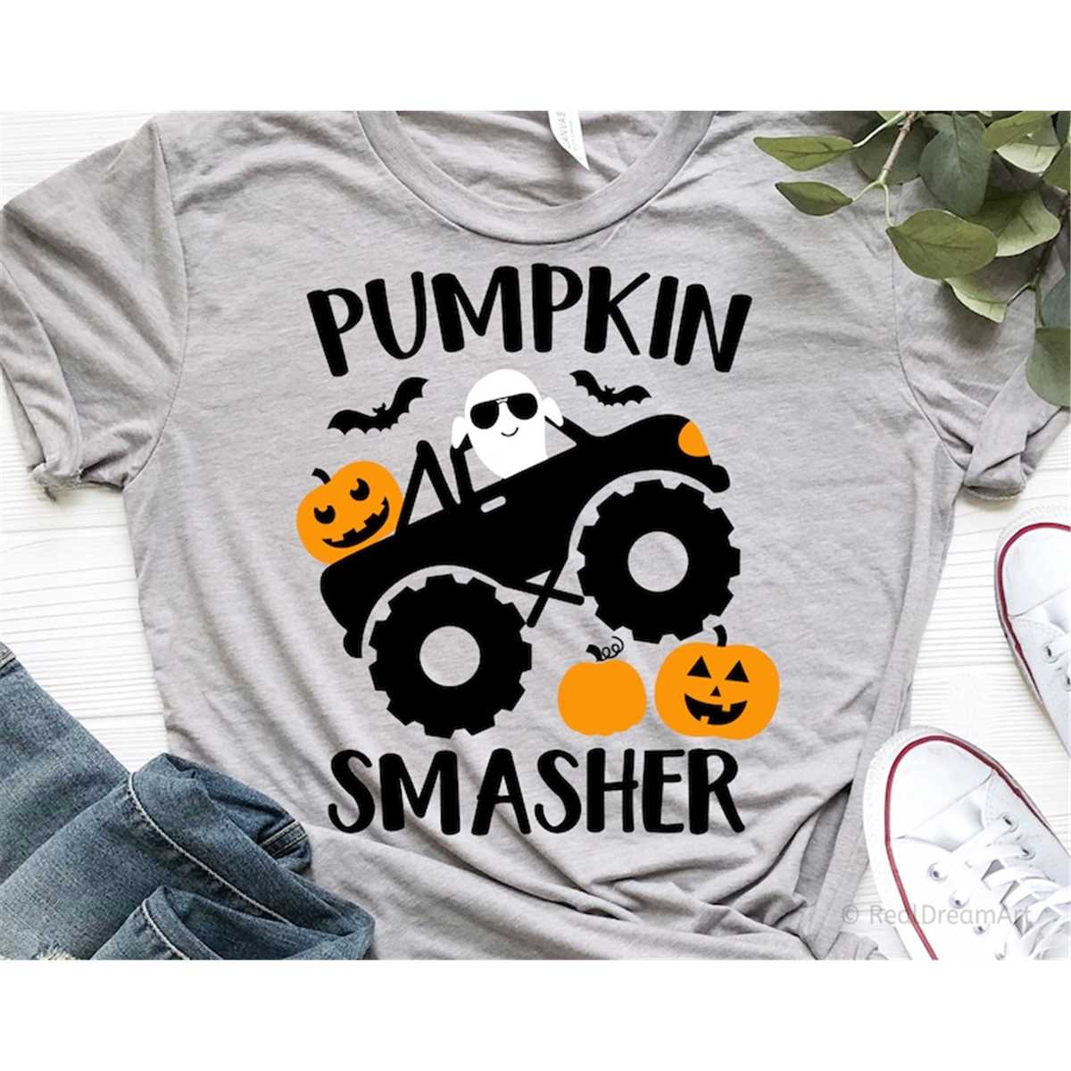 Pumpkin Smasher Svg, Halloween Truck Svg, Funny Kids Hallowe | Inspire ...