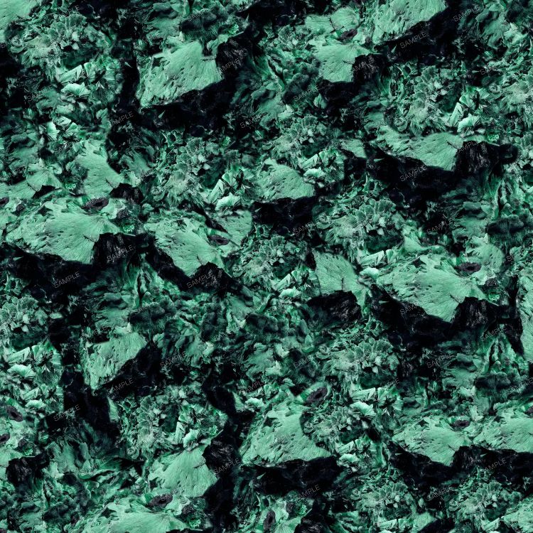 Malachite Crystals Seamless Tileable Repeating Pattern | Inspire Uplift