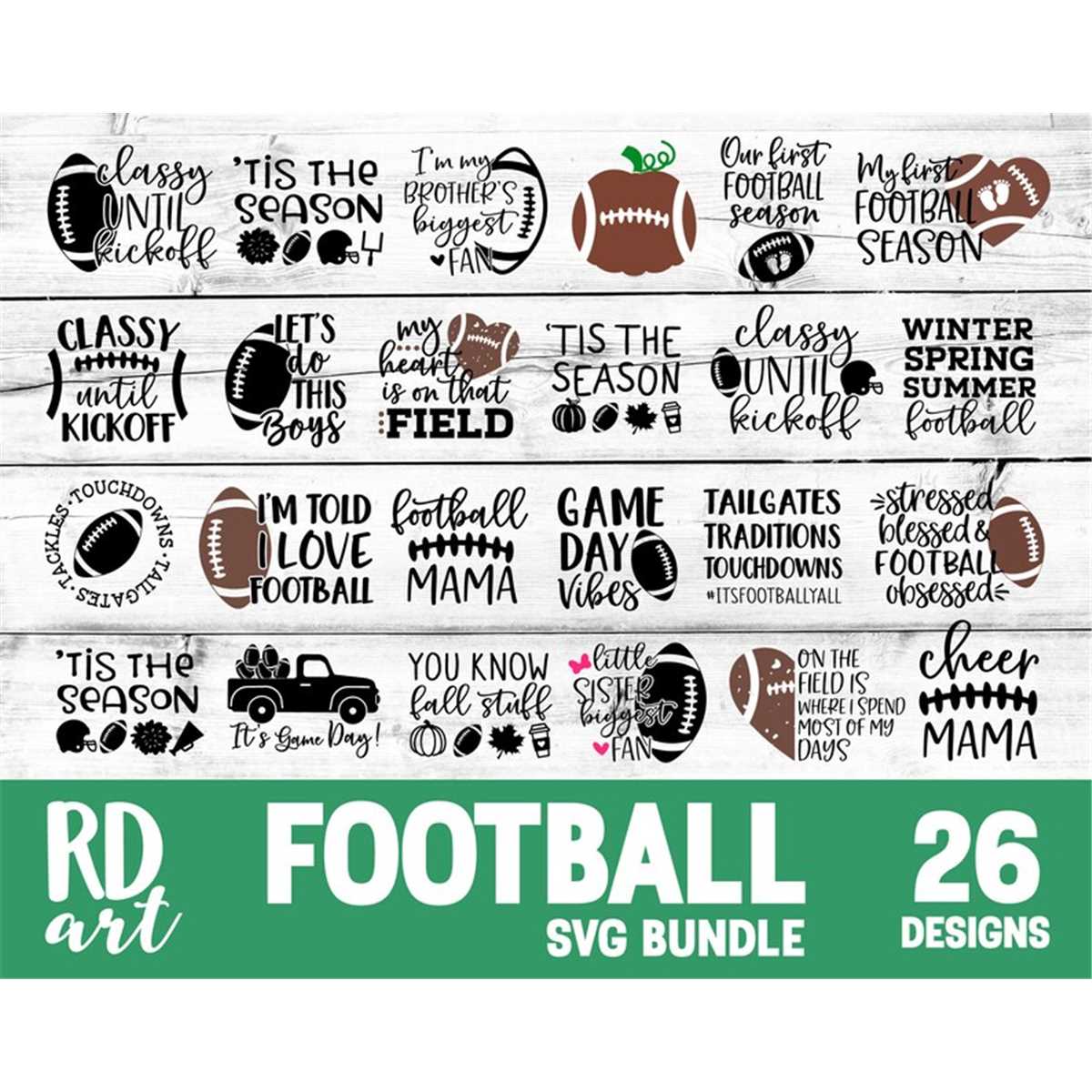 Football Svg Bundle, Football Mama Svg, Football Sister Svg, | Inspire ...