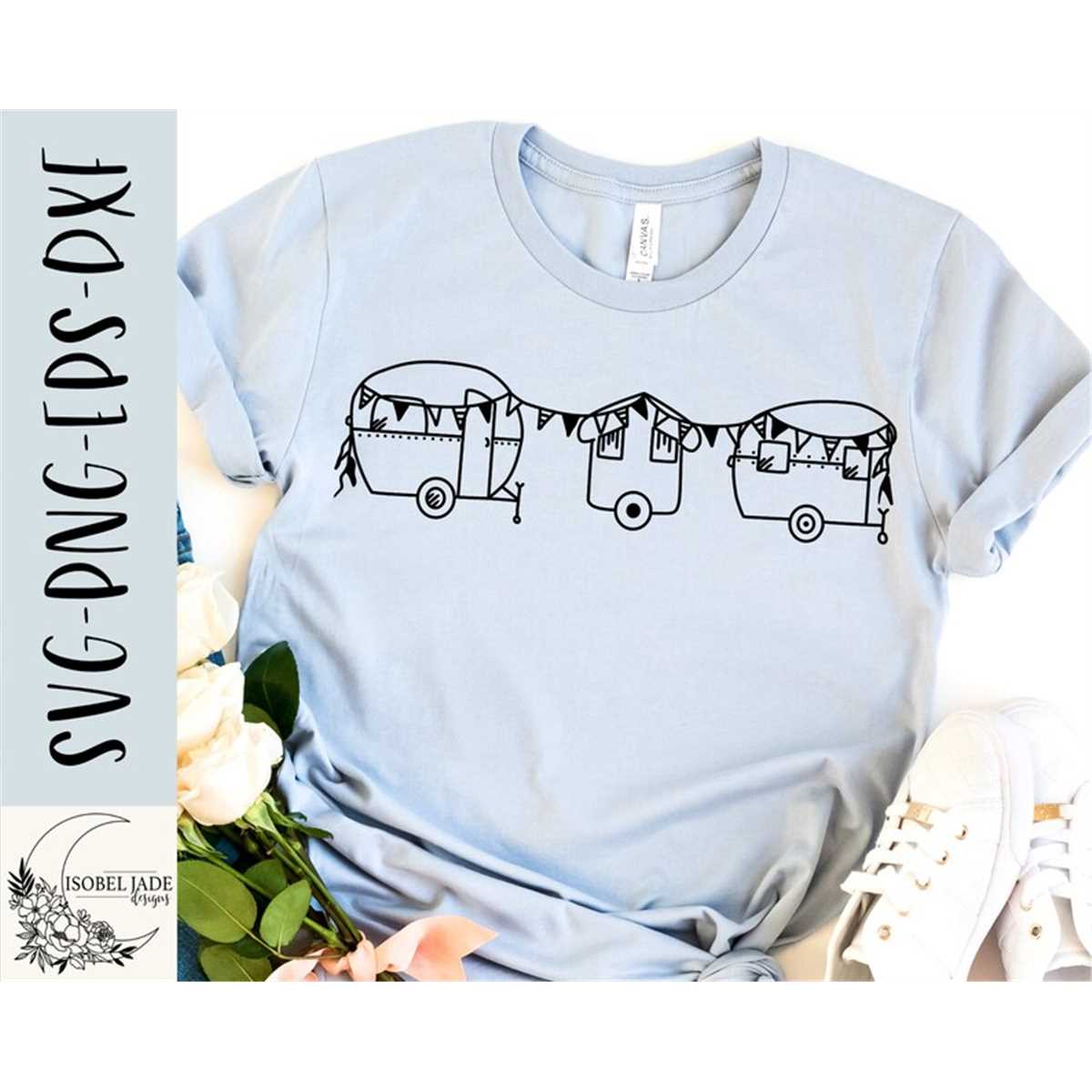 Caravan svg, Camper svg, Caravan shirt svg, Kitsch svg, Vaca - Inspire ...