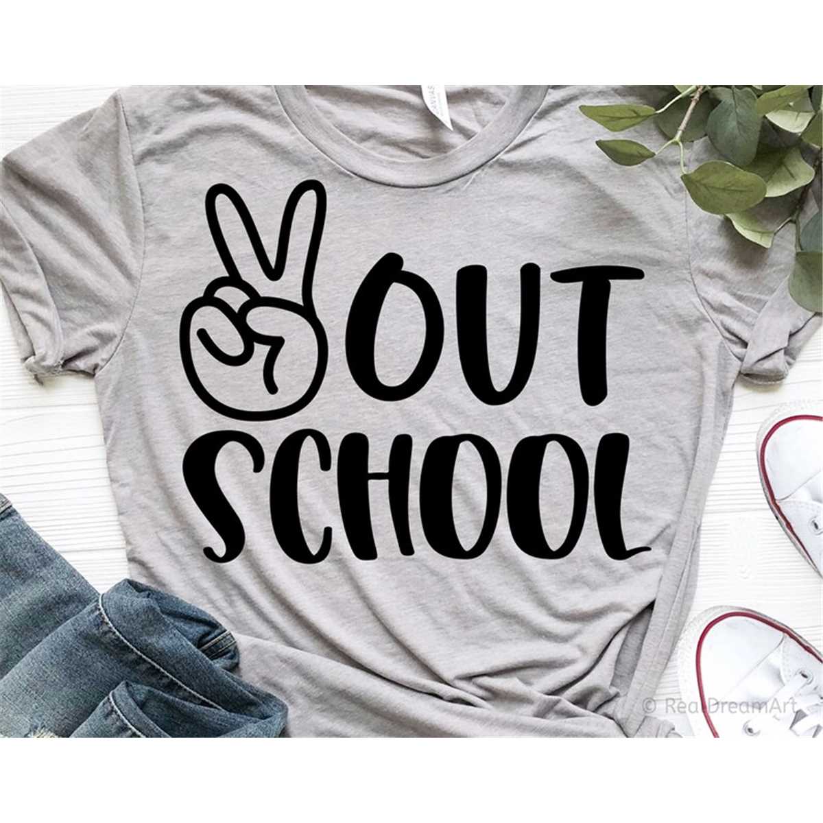 Peace Out School Svg, Last Day of School Svg, Peace Out 1st | Inspire ...