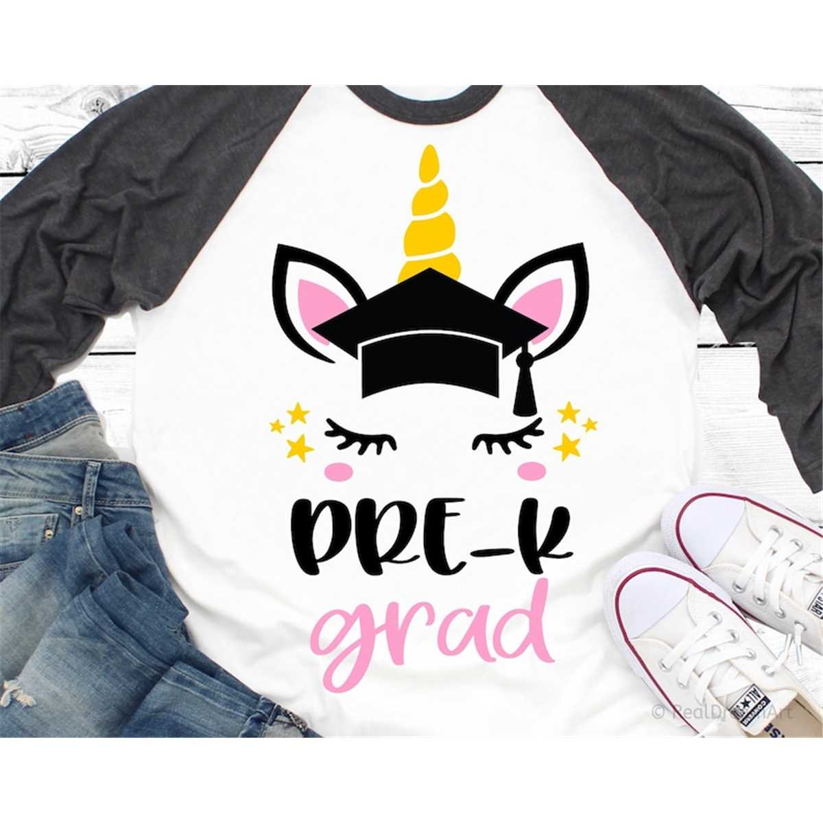 Pre-K Grad Svg, Girl Last Day of School Svg, Unicorn Face Sv - Inspire ...