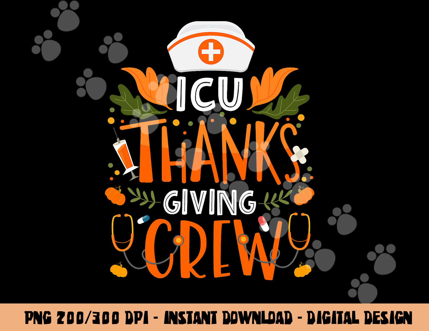 ICU Thanksgiving Nurse Crew Thanksgiving Intensive Care Unit | Inspire ...
