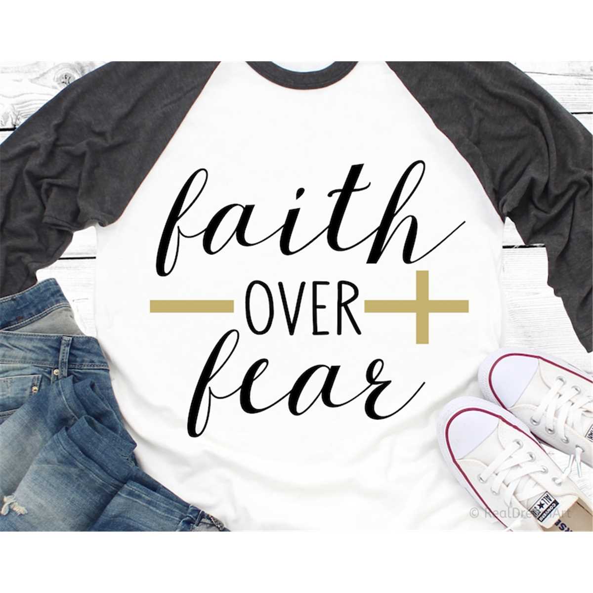 Faith over Fear Svg, Scripture Svg, Bible Verse Svg, Faith S | Inspire ...