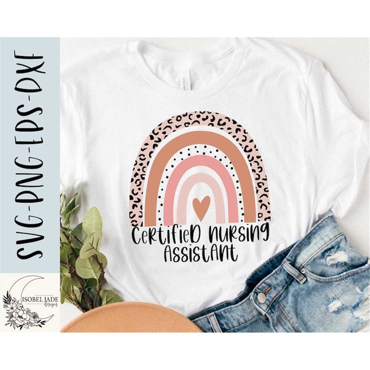 CNA svg, Certified Nursing Assistant svg, Rainbow svg, Nurse - Inspire ...