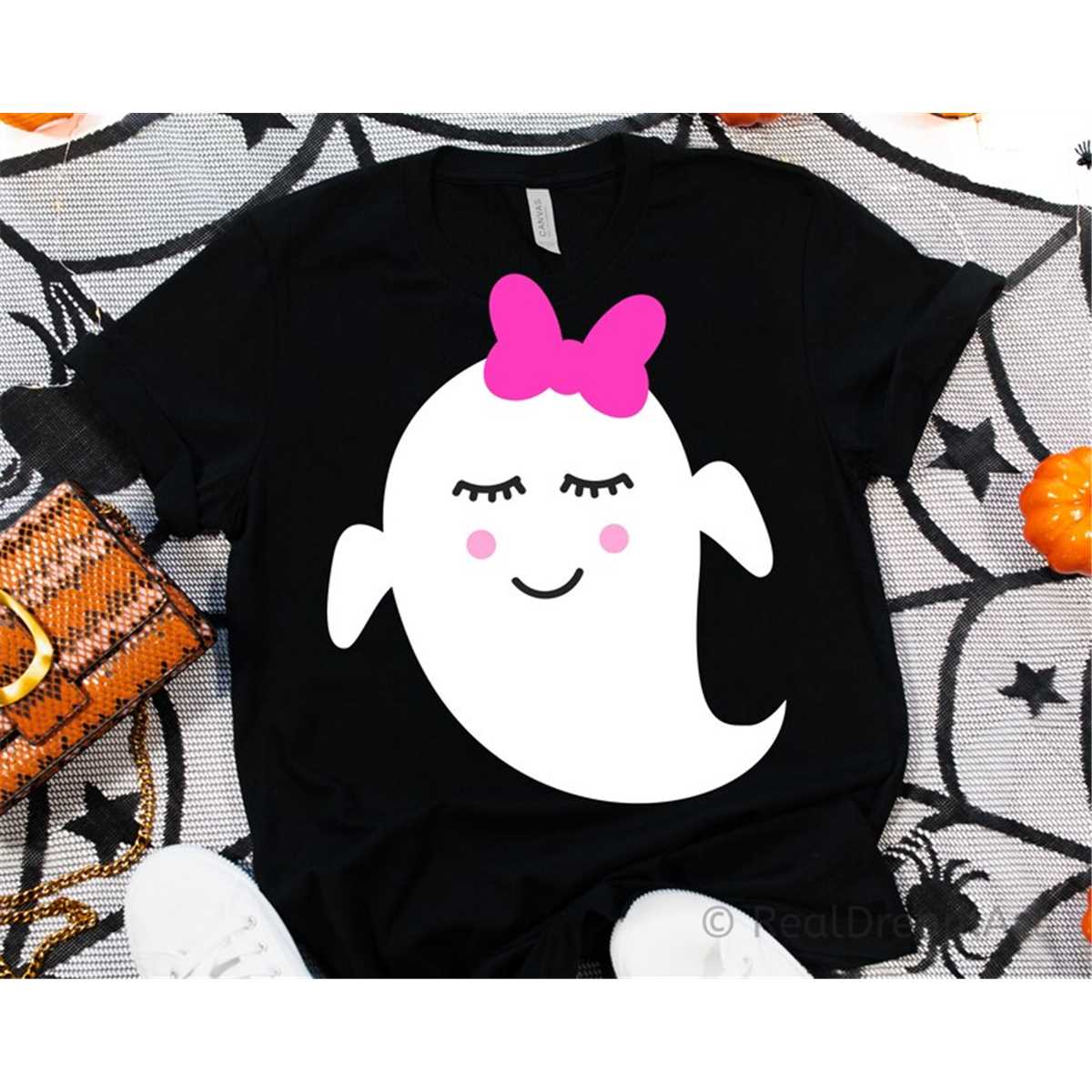 Girl Ghost Svg, Halloween Svg, Ghost with Bow Svg, Cute Ghos - Inspire ...
