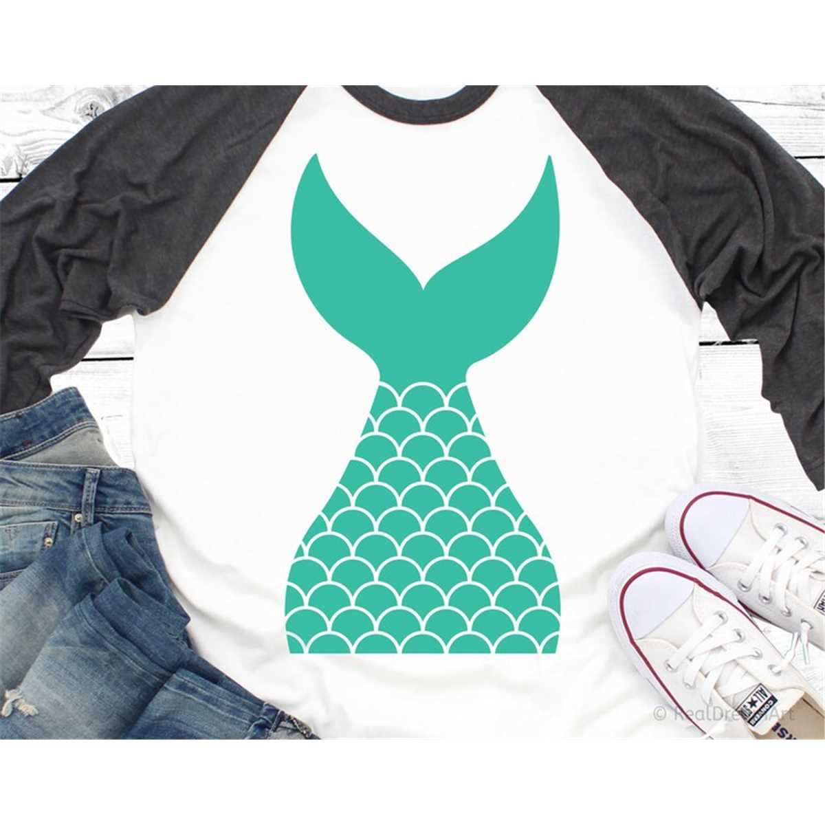 Mermaid Tail Svg Mermaid Shell Svg Mermaid Tail Silhouette S | Inspire ...