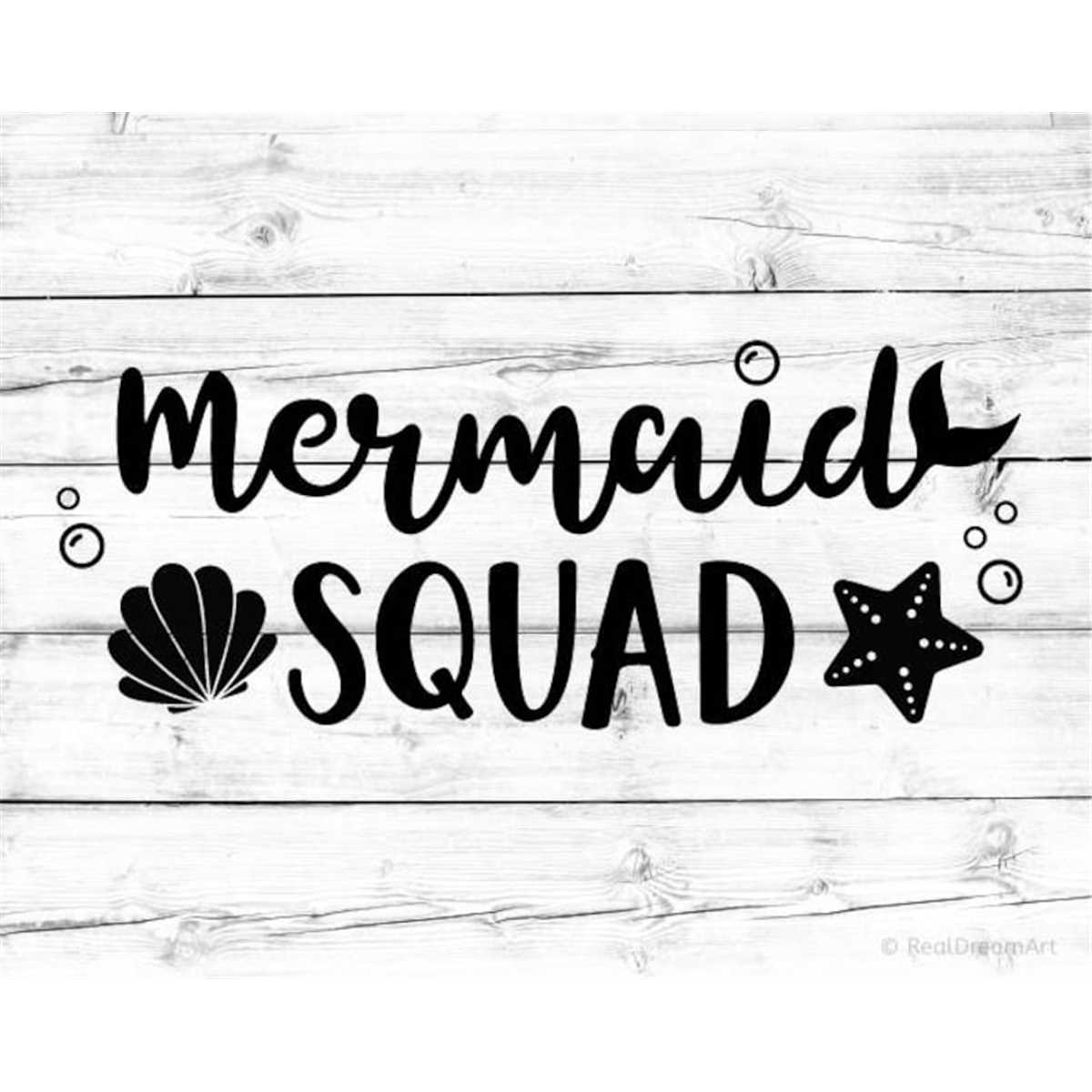 Mermaid Squad Svg Mermaid Svg for Cricut Mermaid Life Svg Sv | Inspire ...