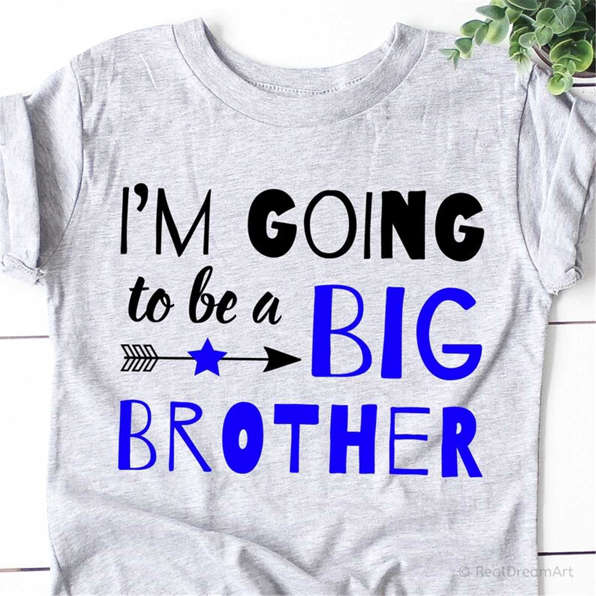 Im Going to Be a Big Brother Svg Pregnancy Announcement Big - Inspire ...