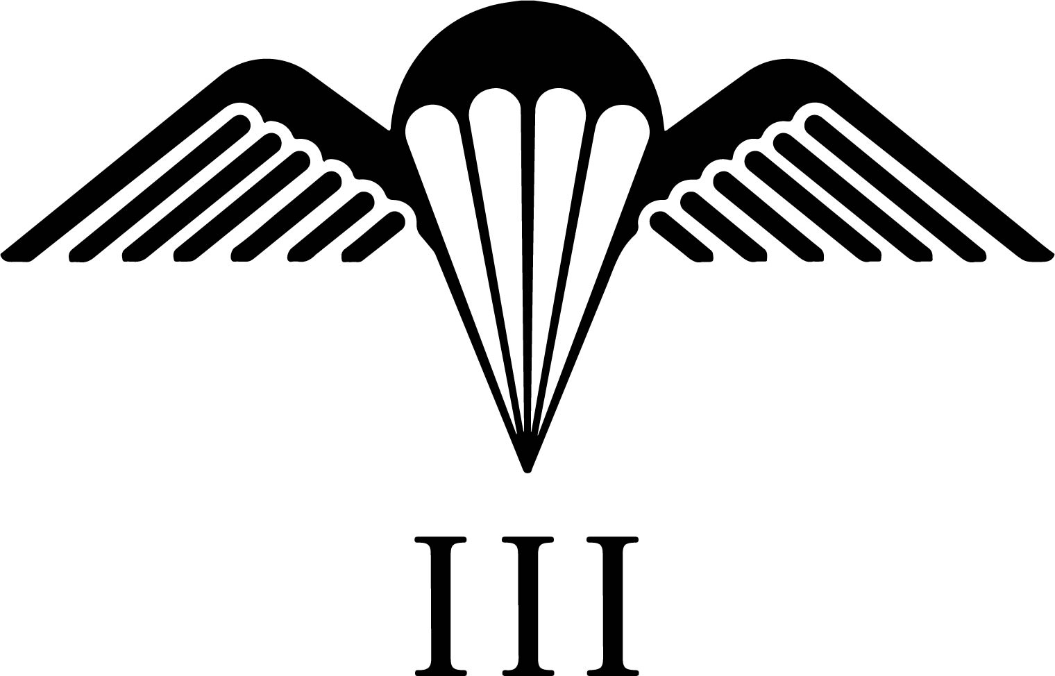 3rd-RAR-Wing vector file Black white vector outline or line | Inspire ...