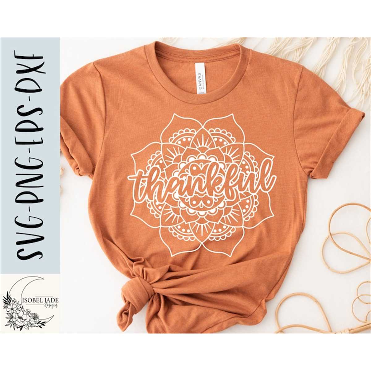 Thankful svg, Mandala svg, Thanksgiving shirt svg, Fall svg - Inspire ...