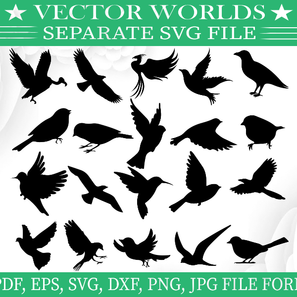 Bird svg, Birds svg, Sky, Fly, SVG, ai, pdf, eps, svg, dxf, | Inspire ...