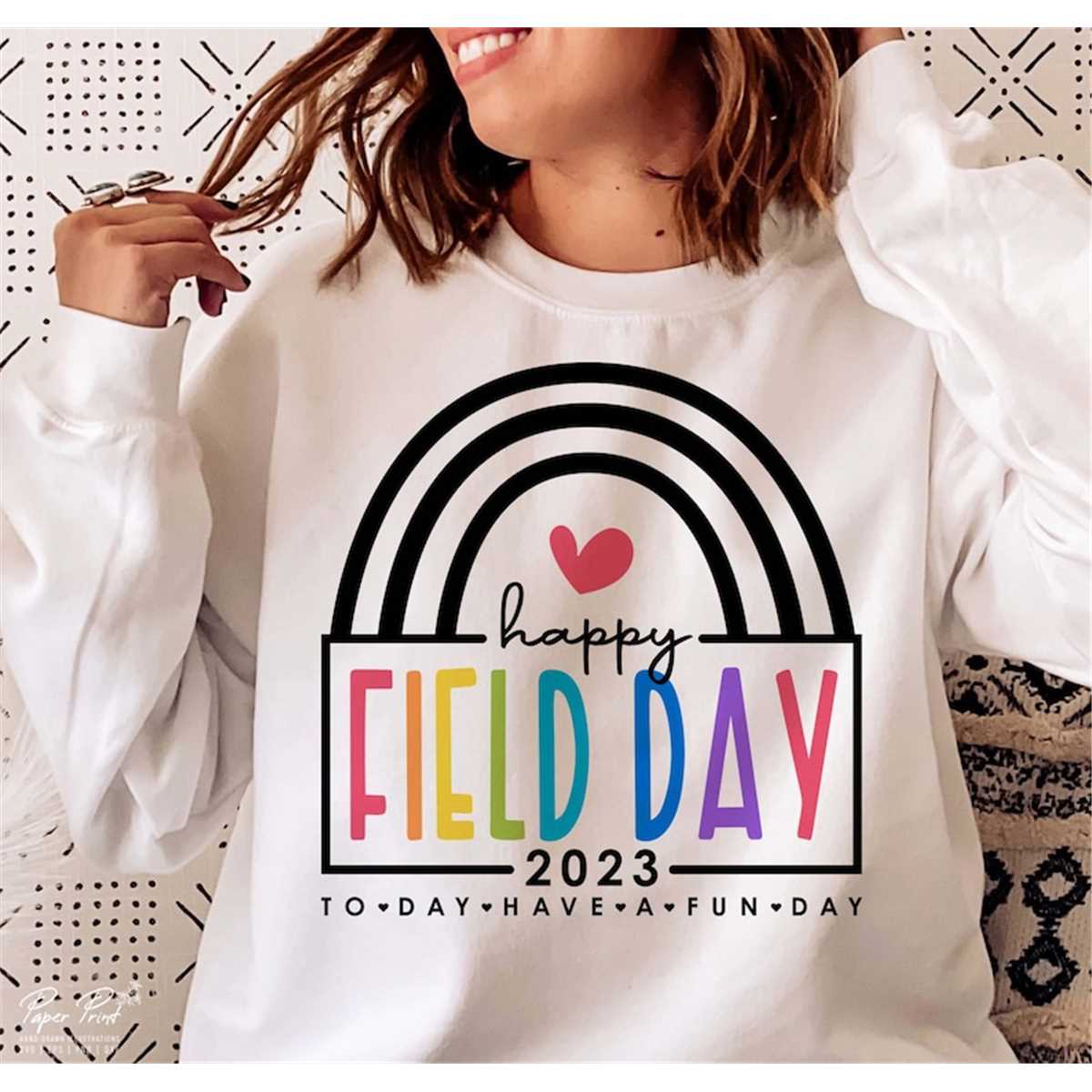 Happy Field Day 2023 SVG, Field Day Rainbow SVG, School Fiel - Inspire ...