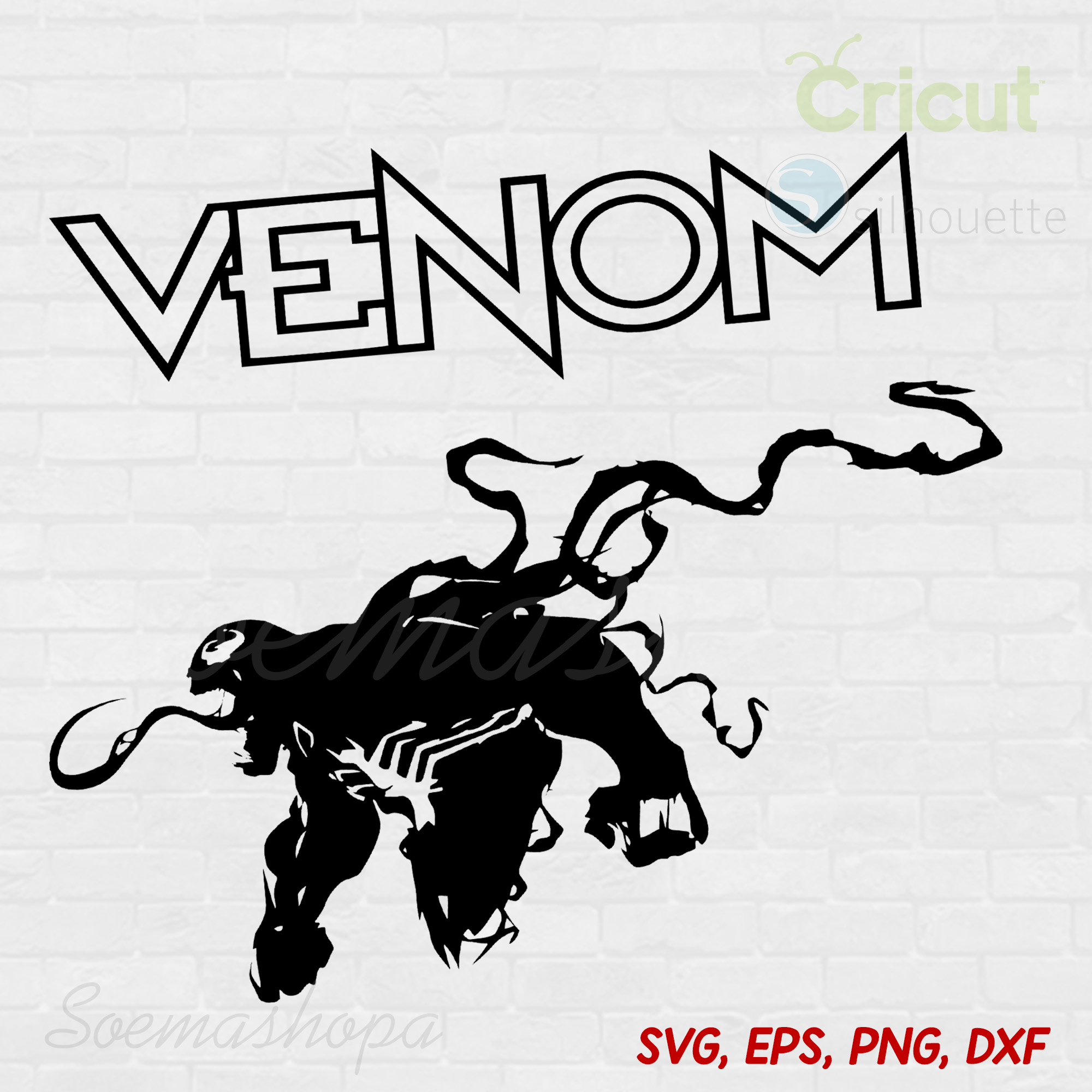 Black Venom Carnage SVG Printable and Compatible with Cricut | Inspire ...