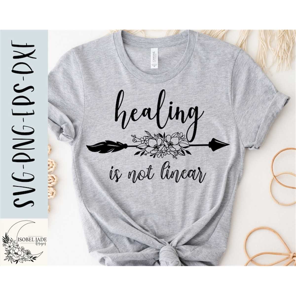 Healing is not linear svg, Slef love svg, Mental health svg, | Inspire ...