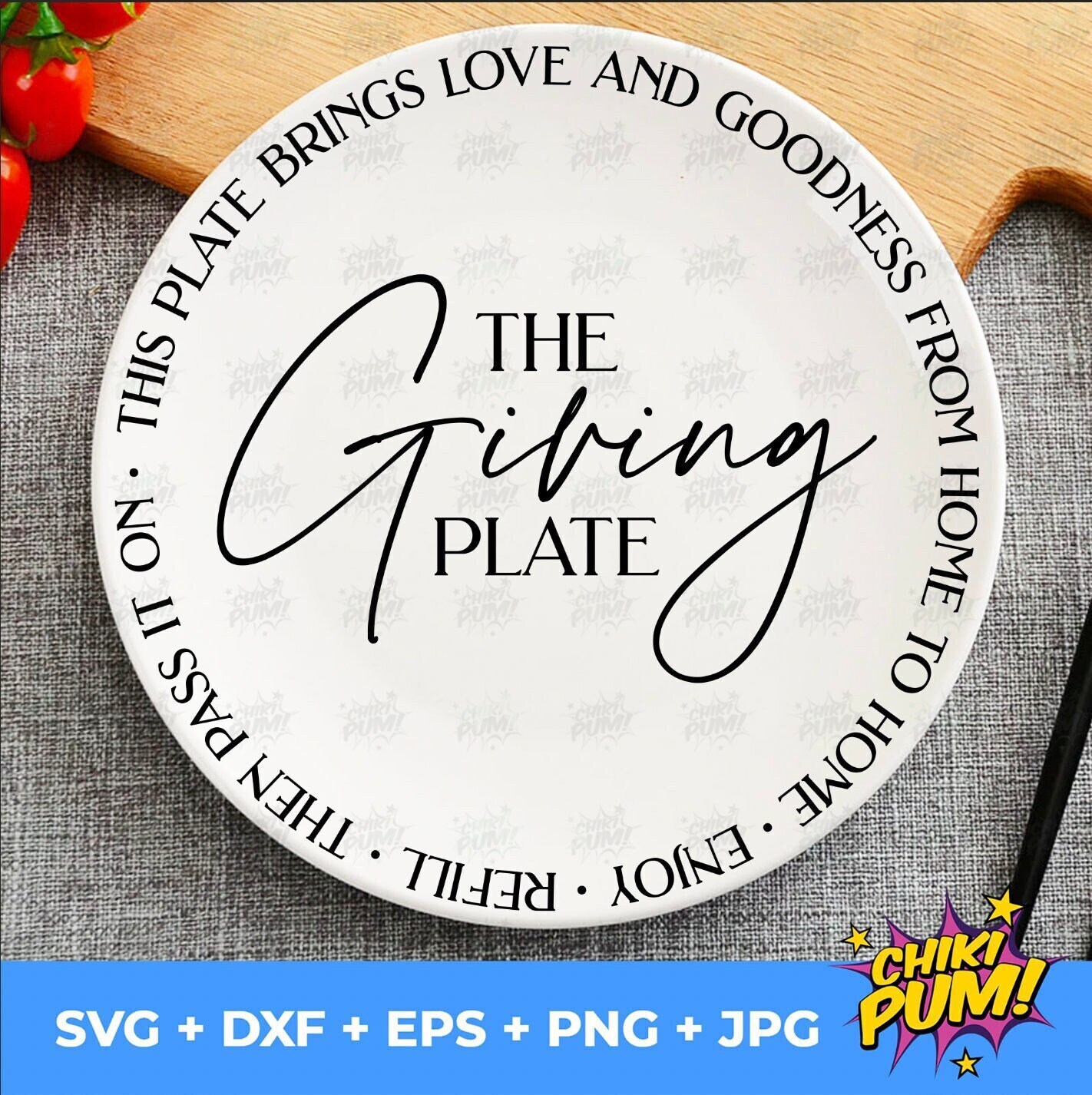 Giving Plate svg The Giving Plate svg Sharing Plate svg C | Inspire Uplift