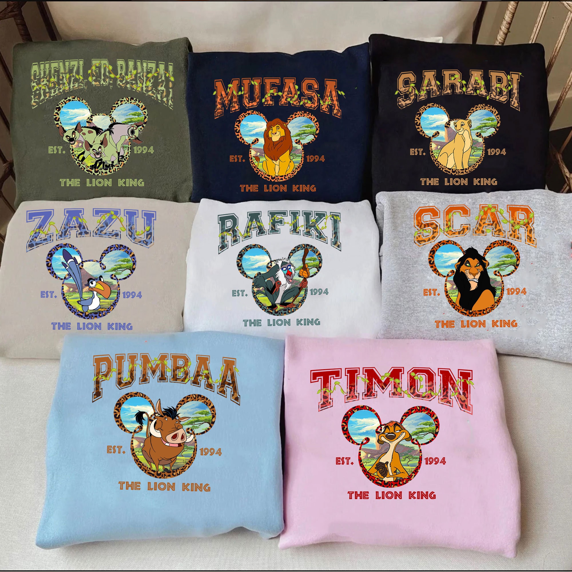 The Lion King Kids Adult Shirt Disneyland Trip Costume Famil | Inspire ...