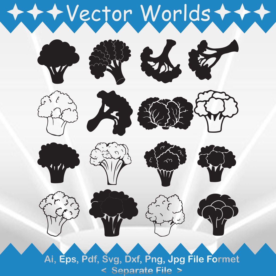 Broccoli svg, Broccolis svg, Broccoli, Symbol, SVG, ai, pdf, | Inspire ...