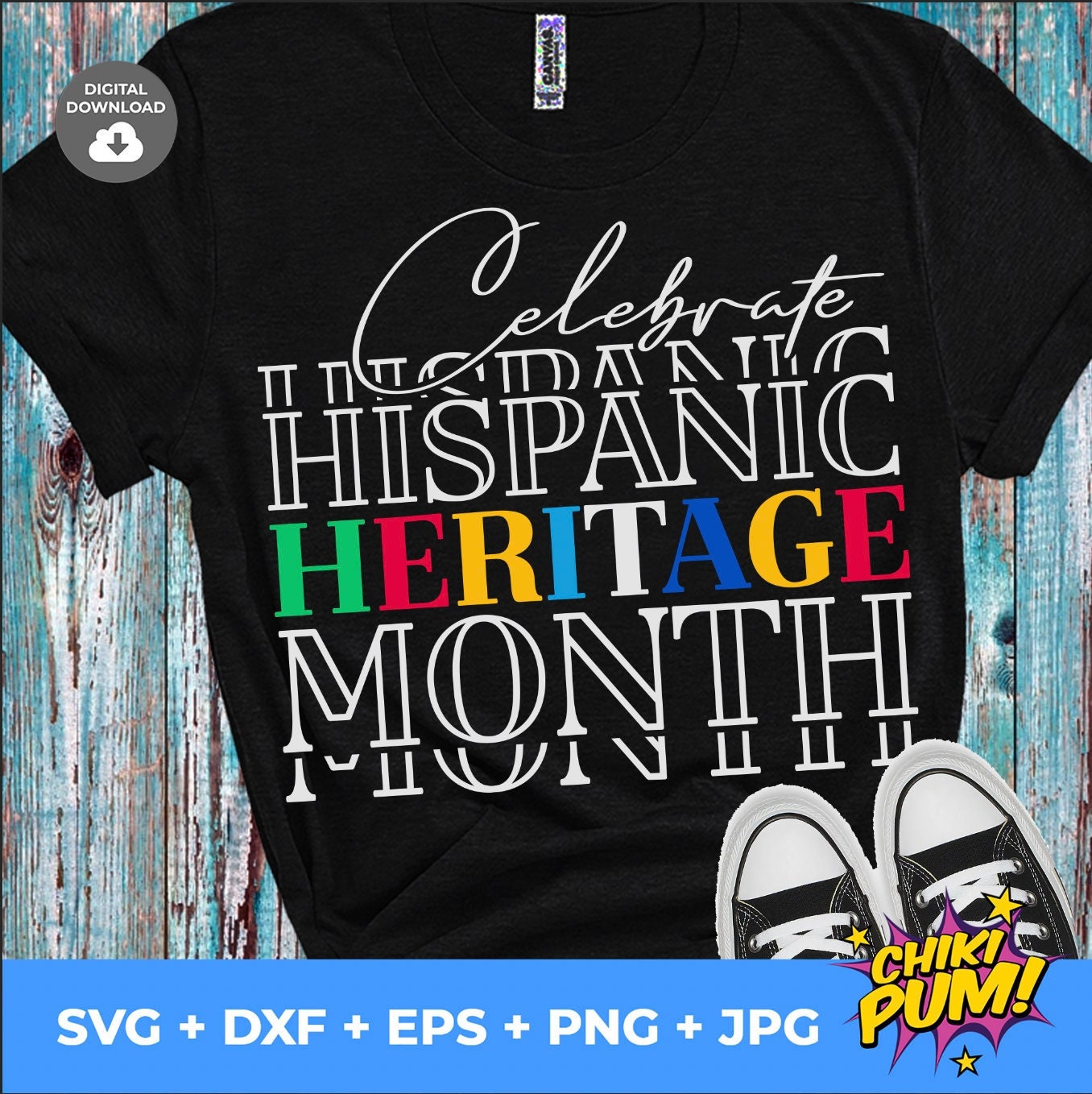 Celebrate Hispanic Heritage Month svg, Hispanic Heritage Mon | Inspire ...