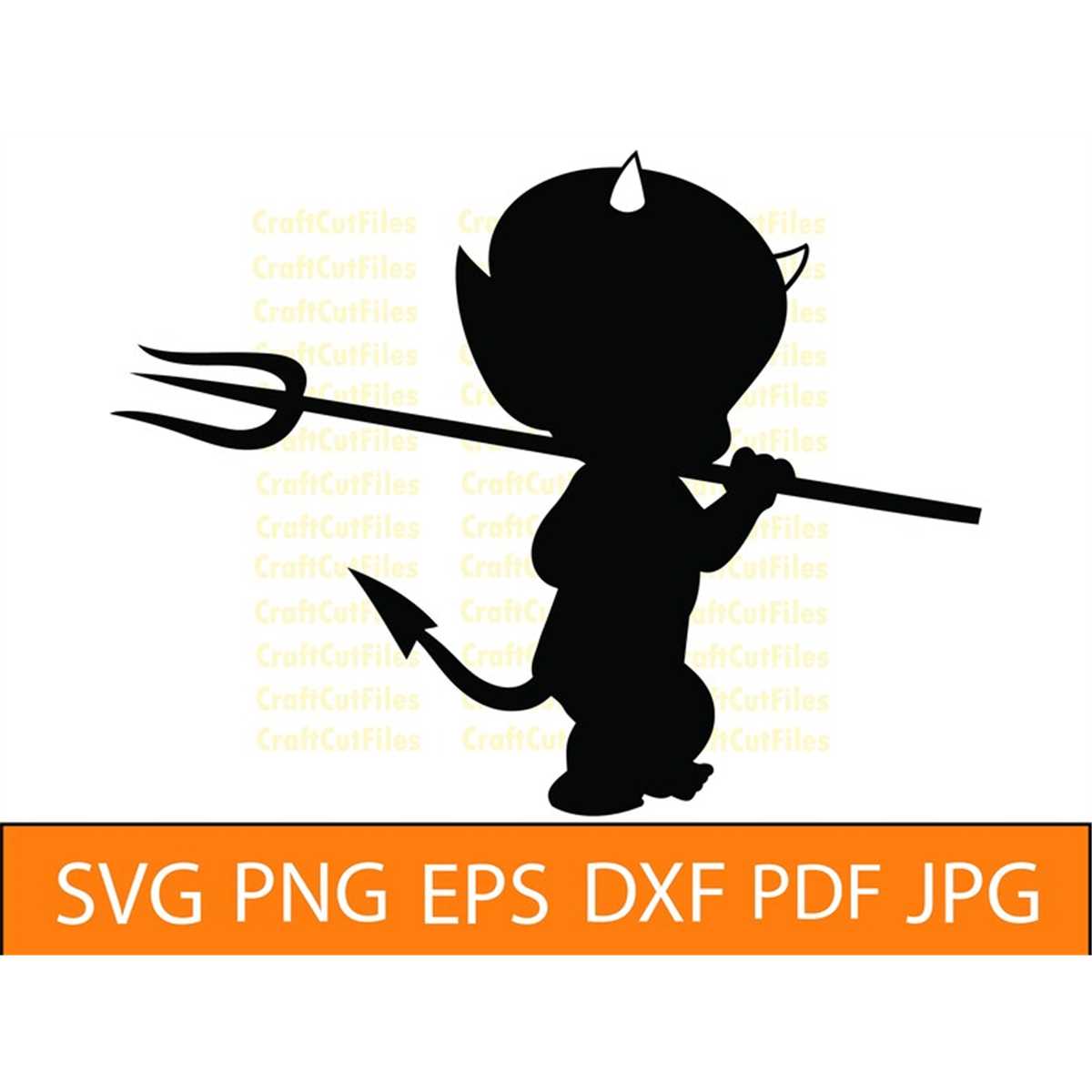 Little Devil, Baby Devil, Halloween, Clipart, Svg Files, Cut | Inspire Uplift