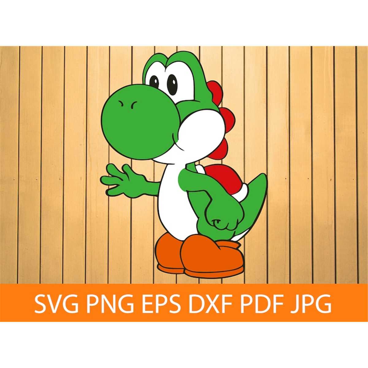 Yoshi SVG PNG PDF Dxf | Inspire Uplift