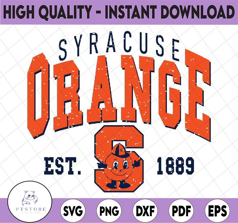Vintage 90's Syracuse Orange Svg, Syracuse Svg, Vintage Styl - Inspire ...