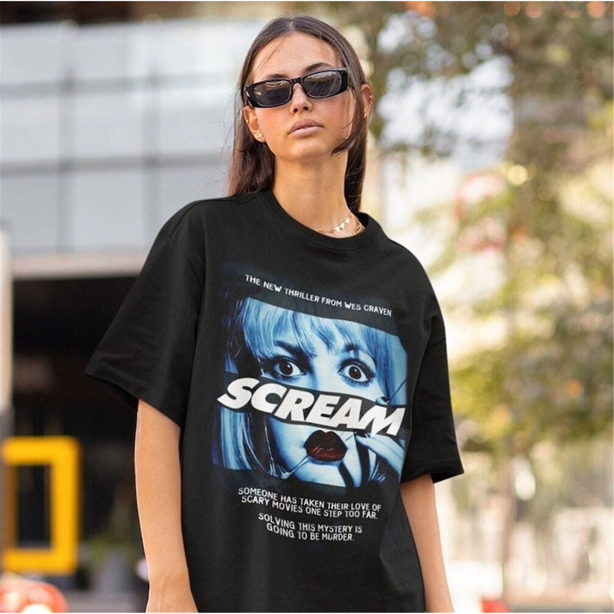 Retro Drew Barrymore Scream Shirt -retro scream movie shirt, | Inspire Uplift
