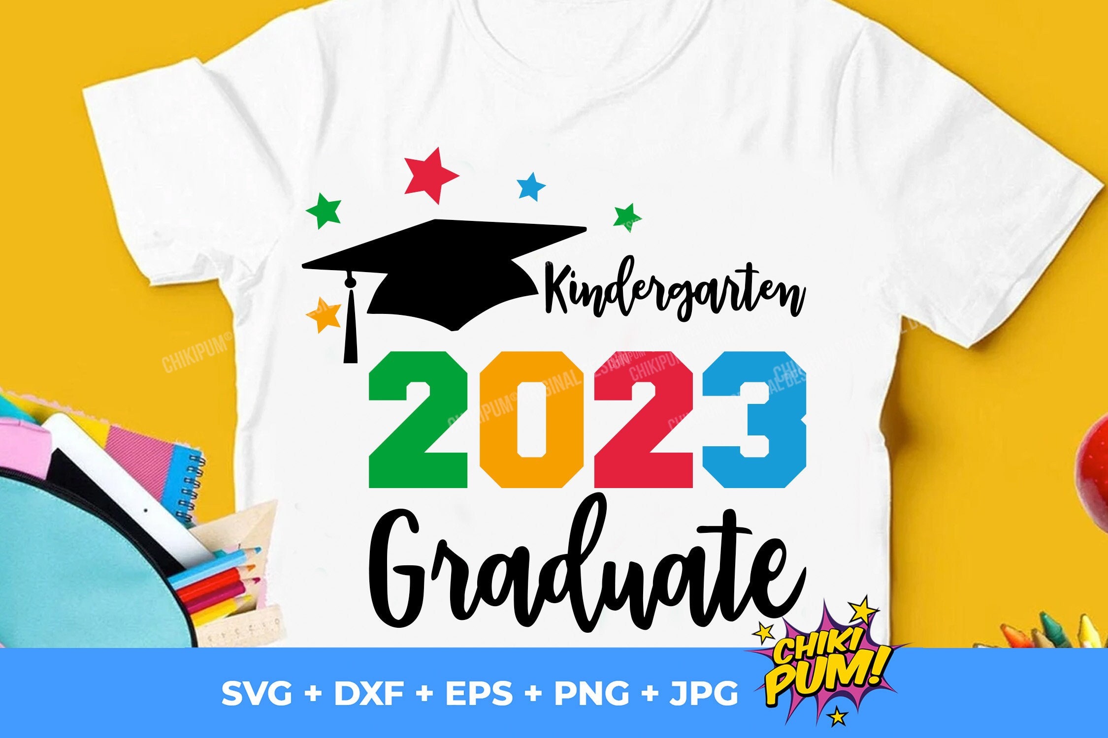 Kindergarten Grad 2023 SVG, Kindergarten Graduation SVG, Cla - Inspire ...