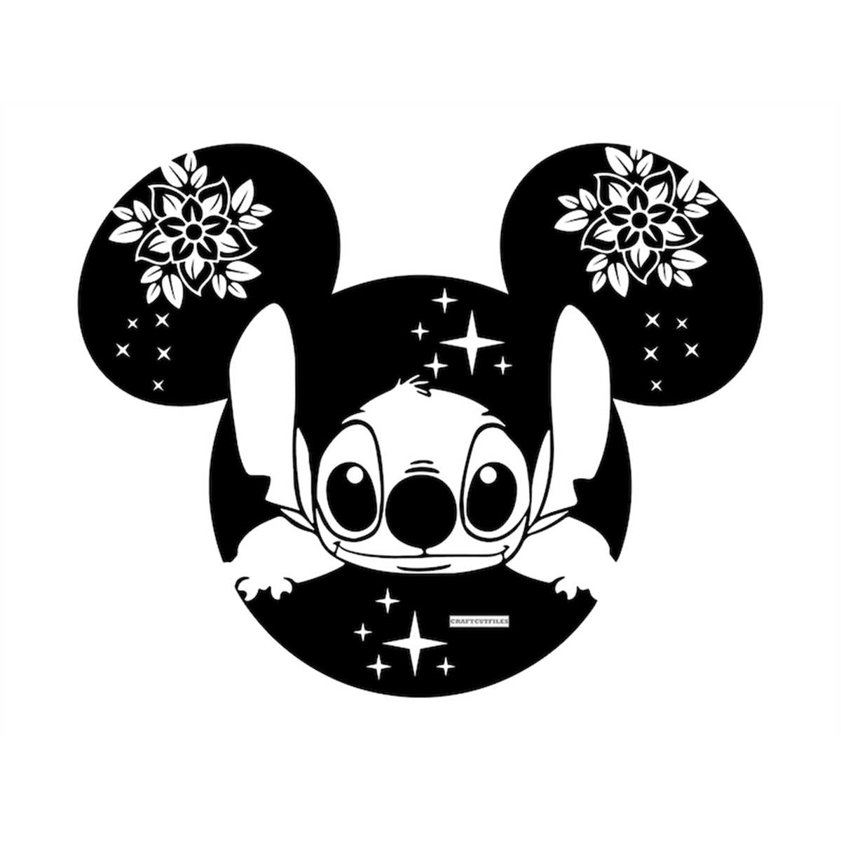 Stitch SVG PNG DXF, Ears Svg, Stitch Clipart, Cut File For C | Inspire ...