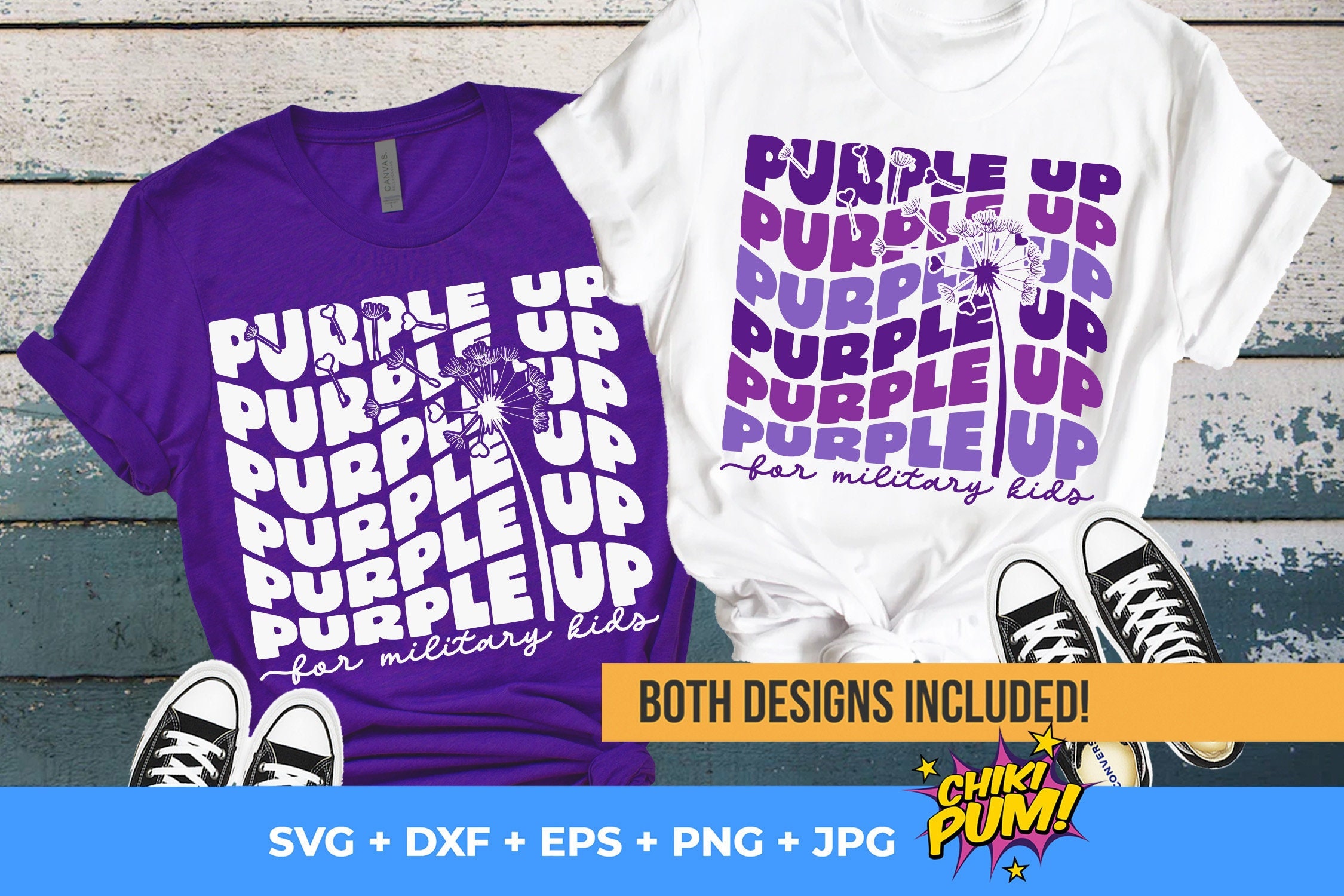 Purple Up SVG, Purple up for military kids SVG, Month of mil - Inspire ...
