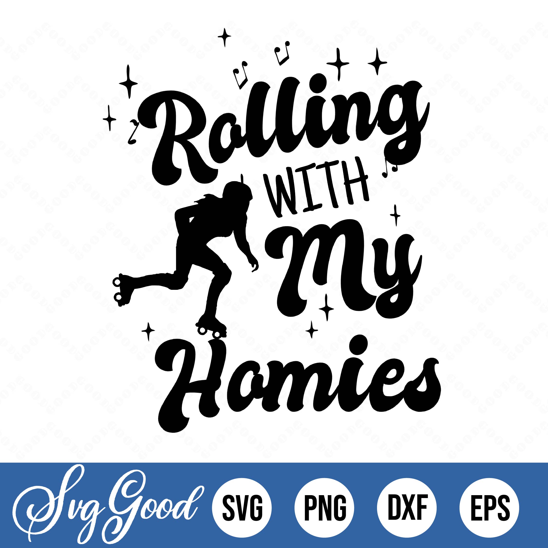 Rolling With My Homies Svg, Bowling Quote Svg, Bowling Svg F - Inspire ...