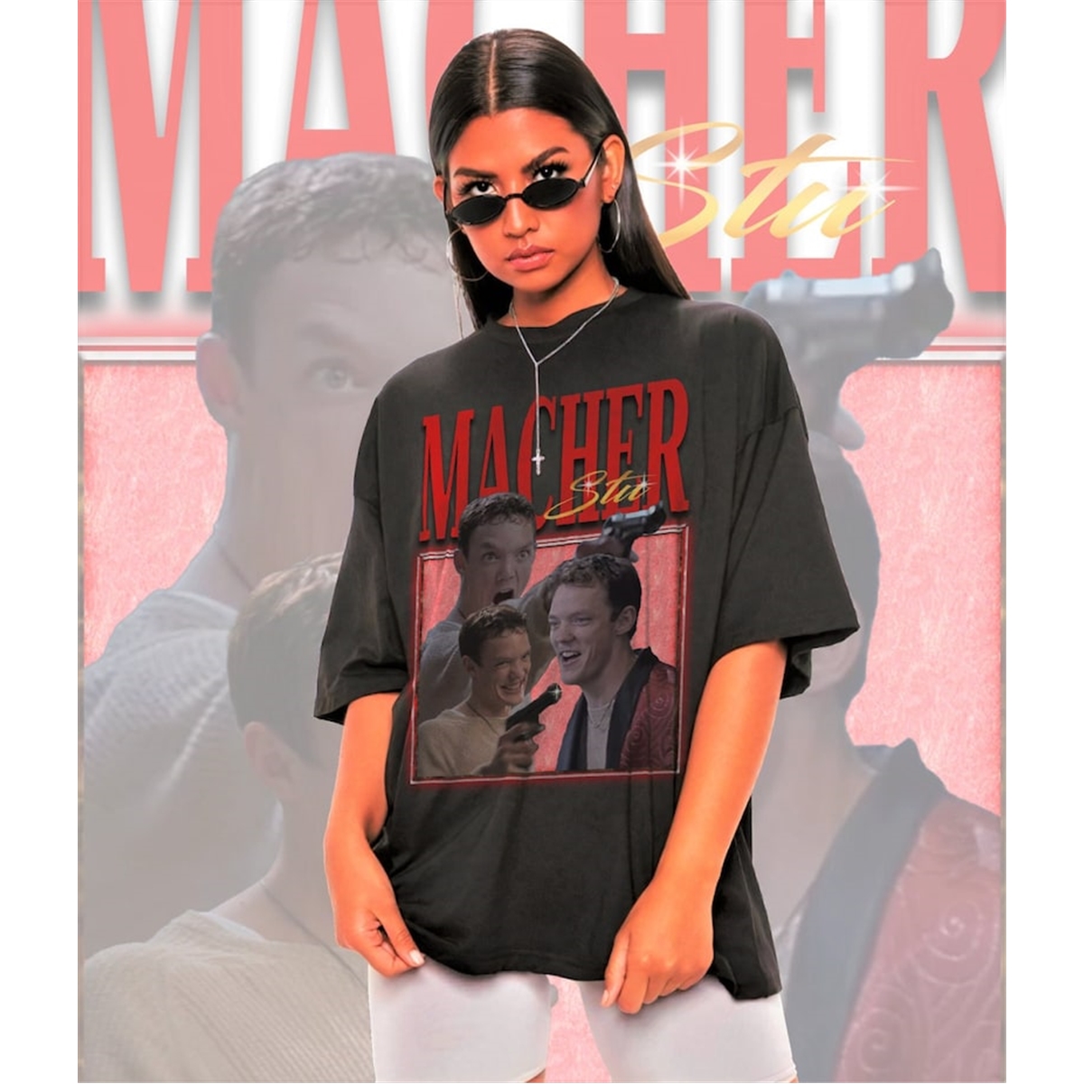 Retro Scream Stu Macher Shirt -Stu Macher Tshirt,Scary Movie | Inspire ...