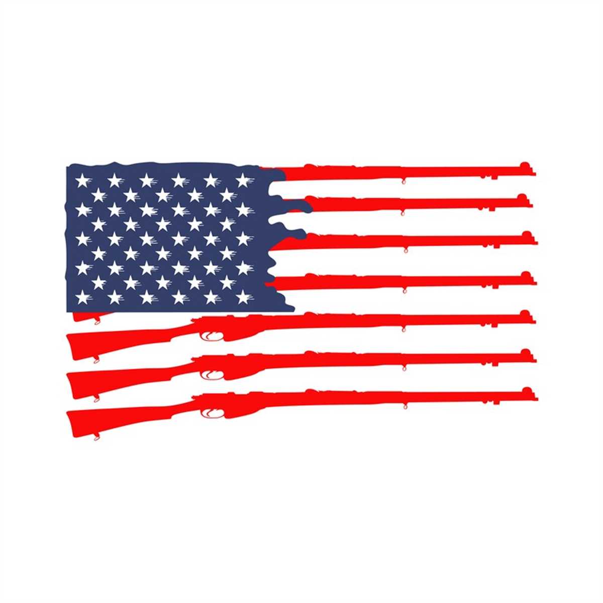 Gun Rifles American Flag SVG Digital Download Cricut Cut Fil - Inspire ...