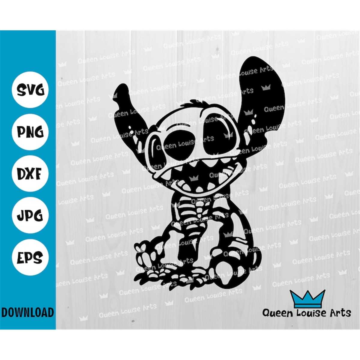 Lilo & Stitch skeleton svg,Stitch Svg,Stitch skull Svg,Stitc | Inspire ...