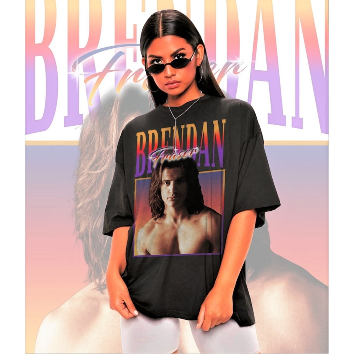 Retro Brendan Fraser Shirt -breandan fraser hoodie,brendan f | Inspire ...