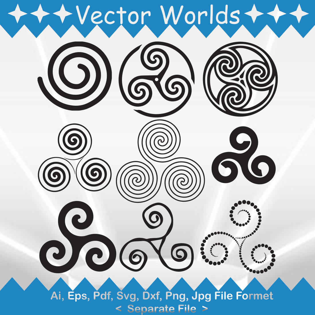 Celtic Spiral Symbol svg, Celtic Spiral Symbols svg, Celtic | Inspire ...