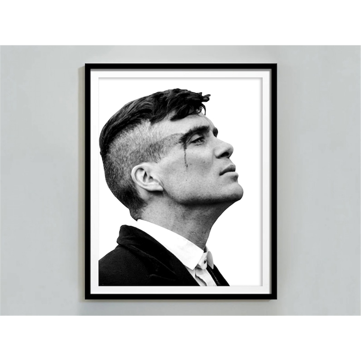 Peaky Blinders Poster, Thomas Shelby, Black and White, Vinta - Inspire ...