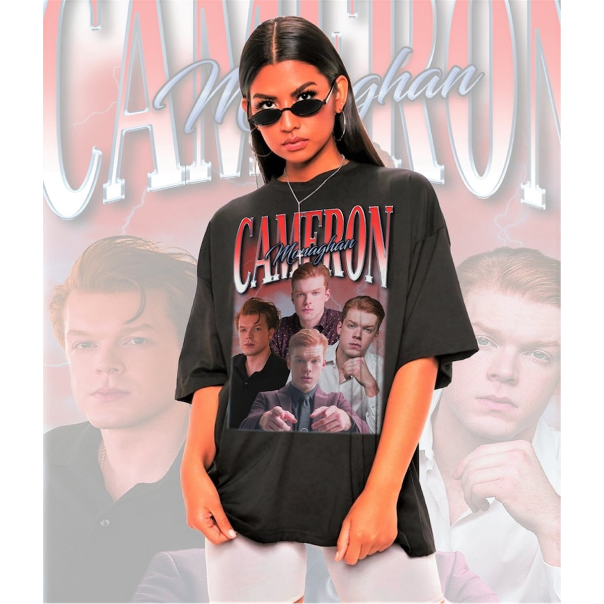 Retro Cameron Monaghan Shirt-Cameron Monaghan Tshirt,Cameron - Inspire ...