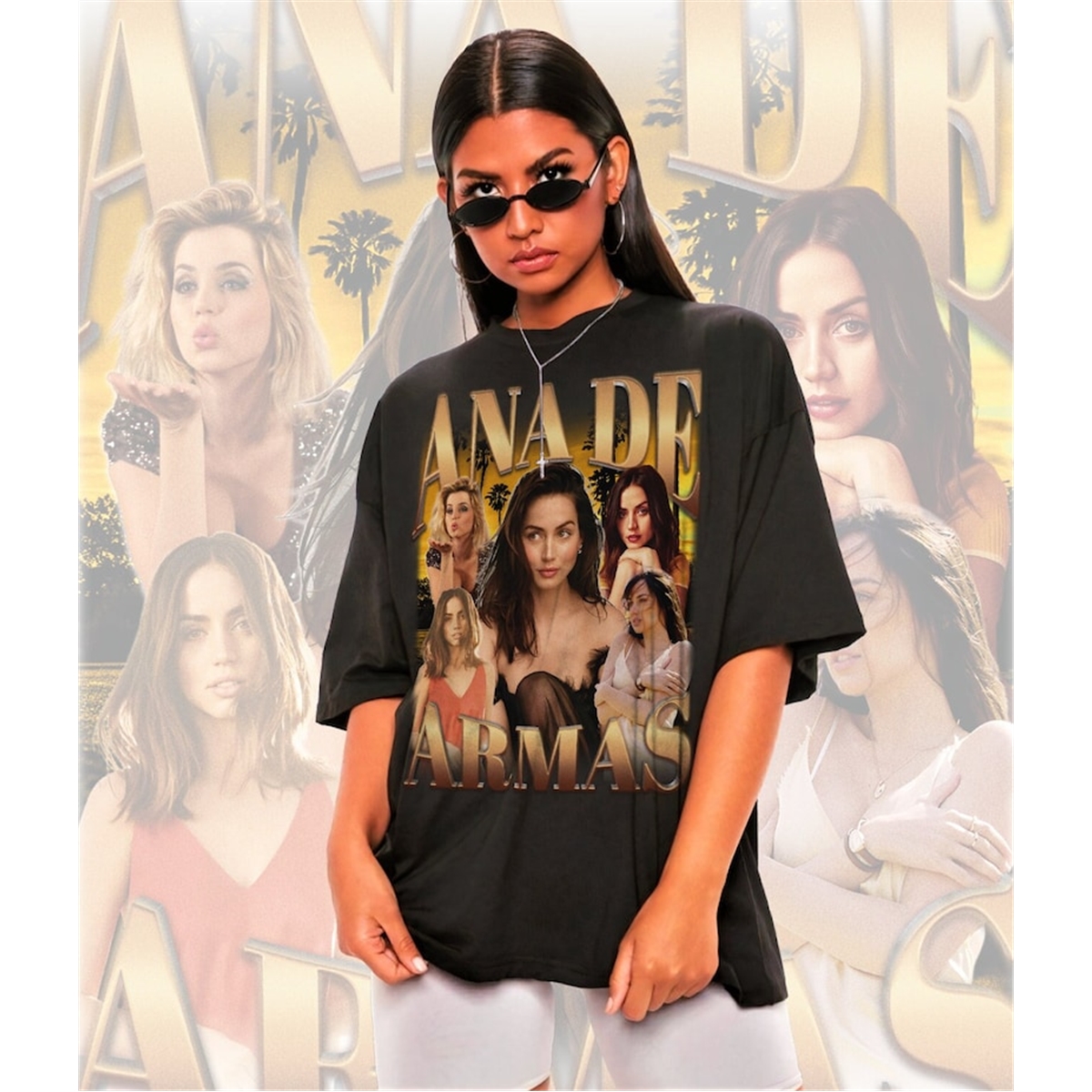 Retro Ana De Armas Shirt-Ana De Armas Tshirt,Ana De Armas T- | Inspire ...