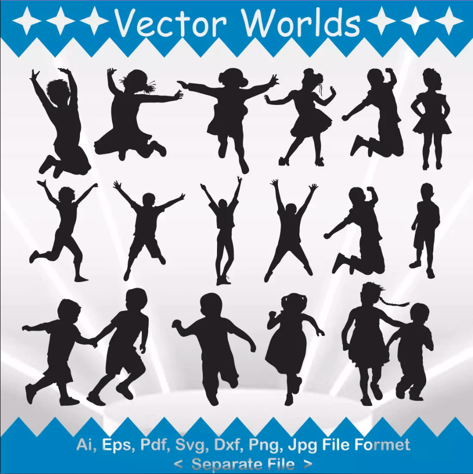Children Dancing svg, Children Dancing's svg, Children, Danc | Inspire ...
