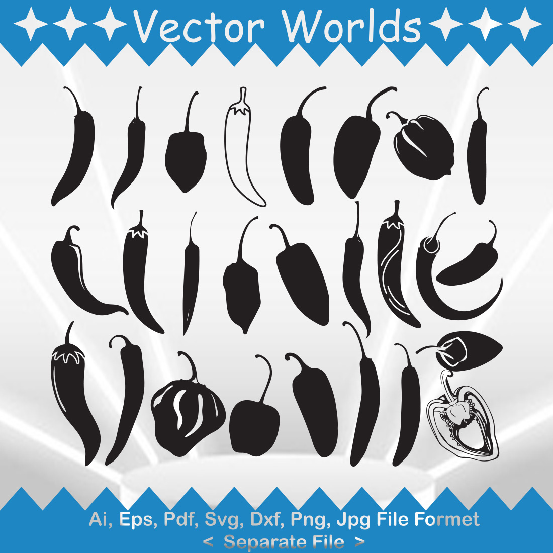 Chili Pepper svg, Chili Peppers svg, Chili, Pepper, SVG, ai, | Inspire ...