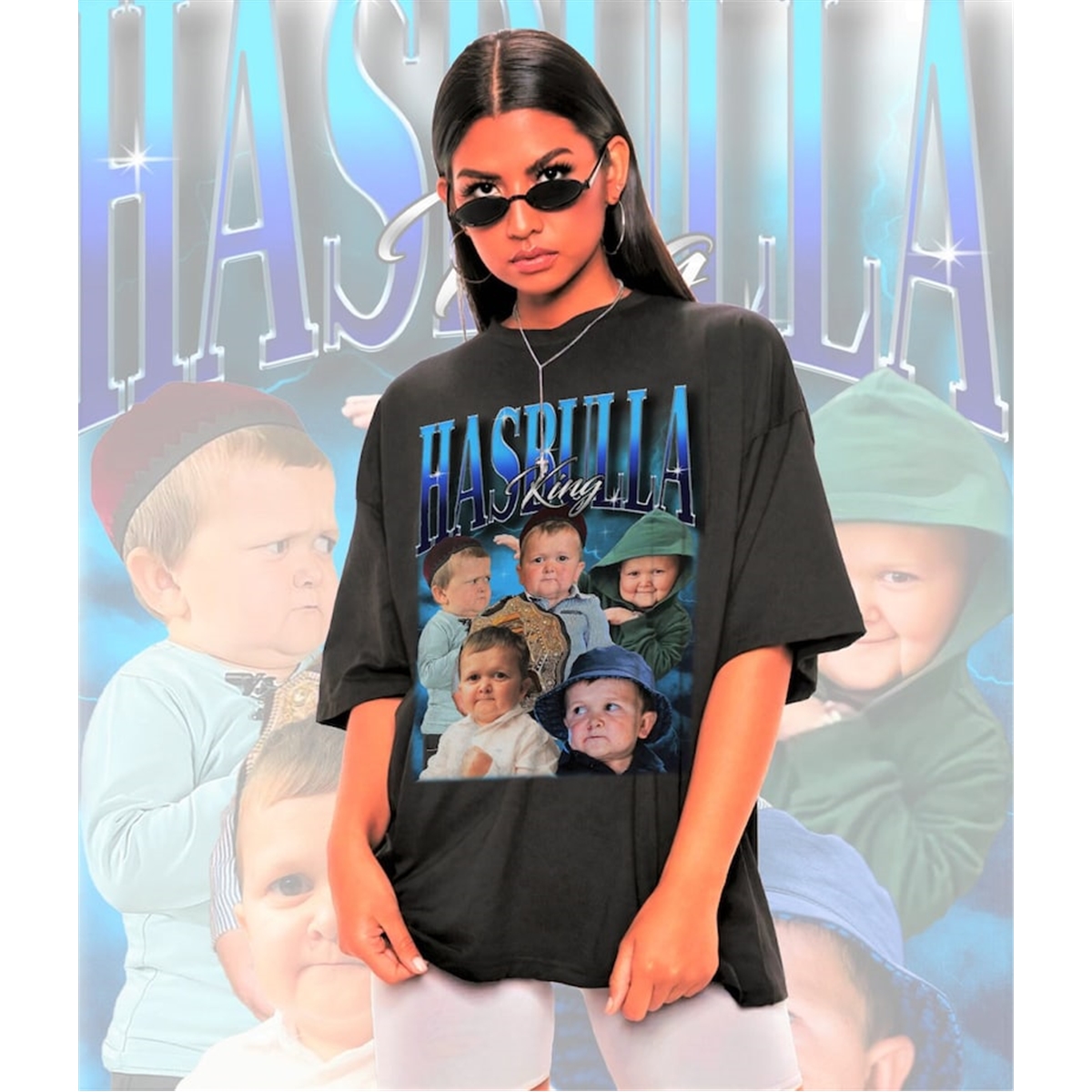 Retro King Hasbulla Shirt -King Hasbulla Tshirt,Hasbulla Hom - Inspire ...
