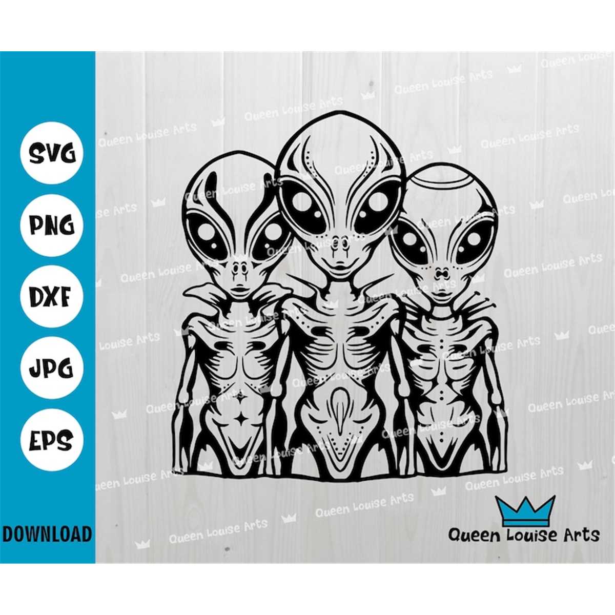 Alien SVG, Graphic Tattoo Space Monster SVG,Extraterrestrial - Inspire ...