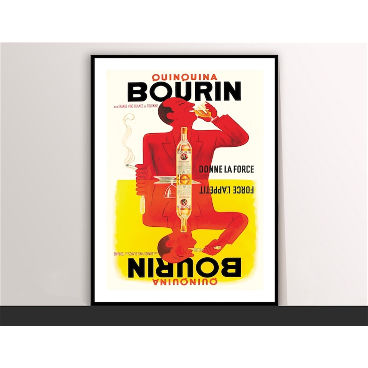 Bourin Quinquina Vintage Food&Drink Poster - Beverage Art, C - Inspire ...