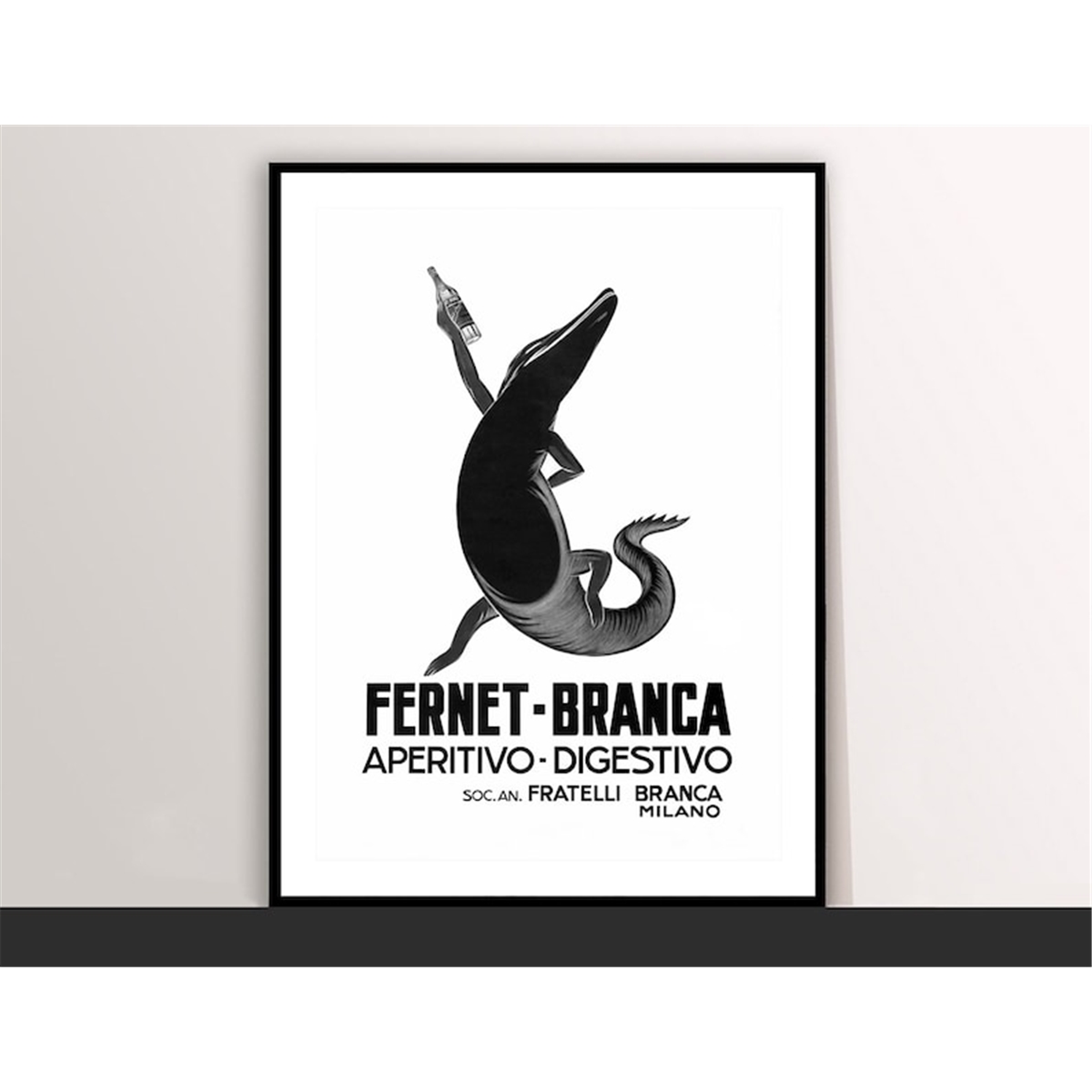 Fernet-Branca Aperitivo-Digestivo Vintage Food&Drink Poster | Inspire ...