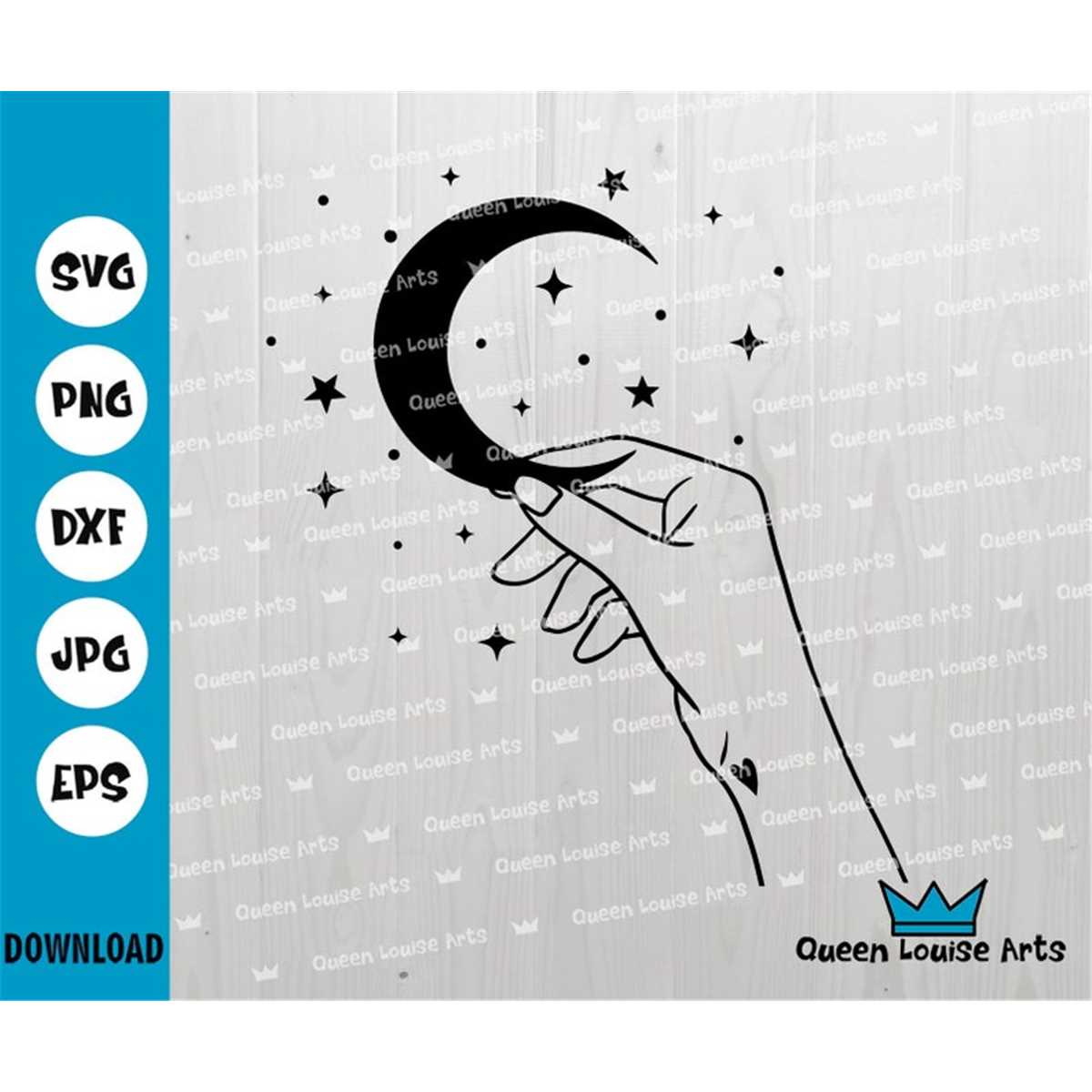 Mystical svg boho magic png heavenly moon witch magic sorcer | Inspire ...